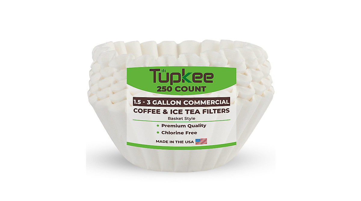 Tupkee Extra Large Coffee Filters for Commercial Use