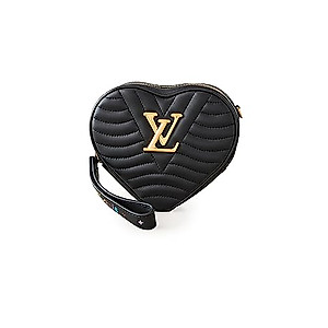 Louis Vuitton Women's Pre-Loved New Wave Heart Crossbody Bag, Calfskin, Black, One Size