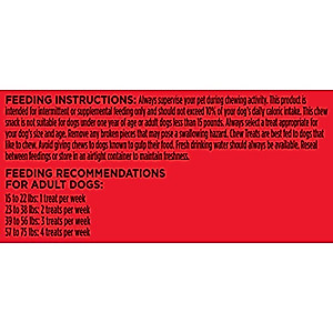 Milk-Bone Comfort Chews, Dog Treats with Unique Chewy Texture and Real Beef, 16 Chews