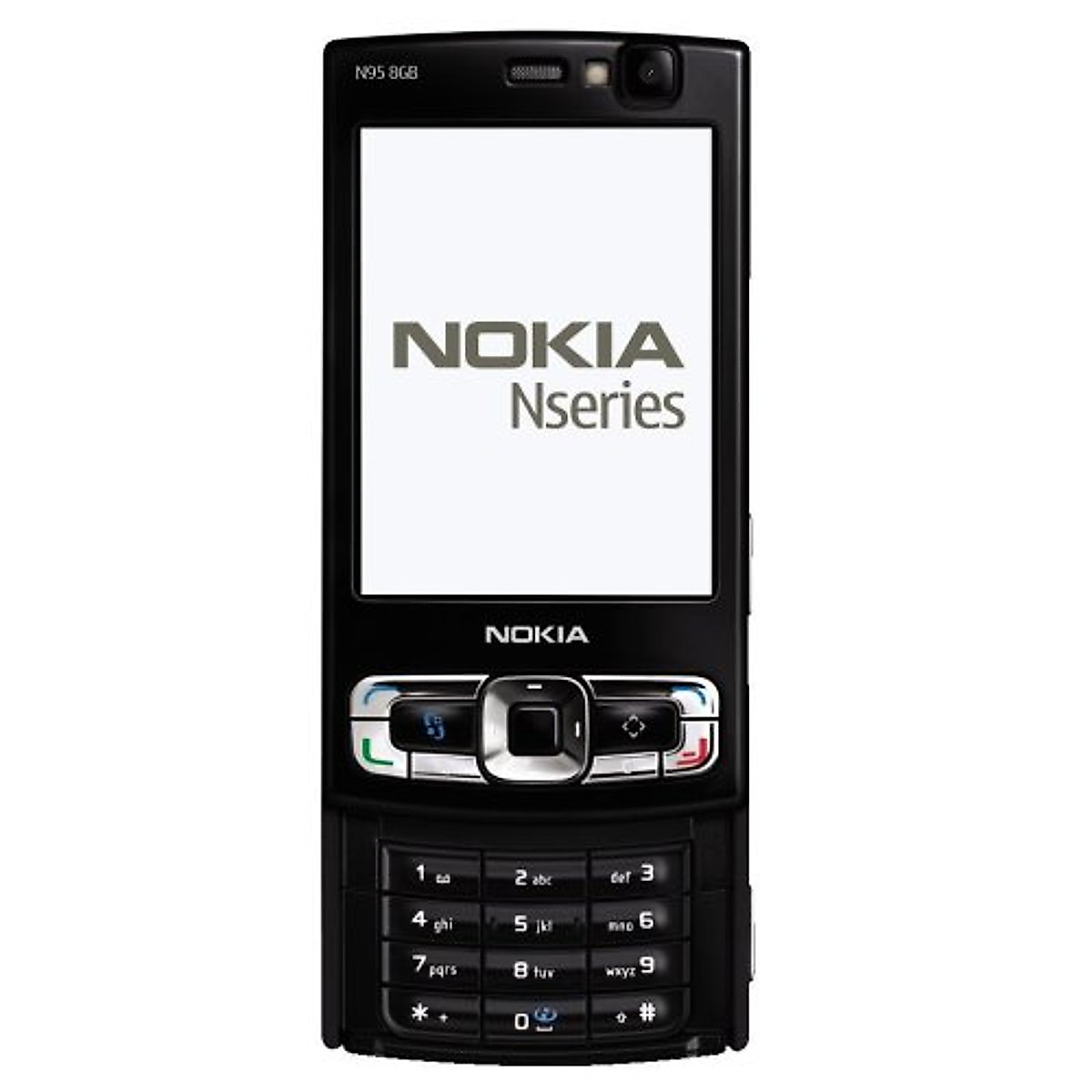Nokia N95-4 8 GB Unlocked Phone with 5 MP Camera, 3G, Wi-Fi, GPS, and Media Player--U.S. Version with Warranty (Black)