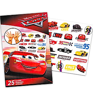 Kids Temporary Tattoos for Girls Boys Bulk Assortment ~ Bundle Includes 200 Kids Temporary Tattoos Featuring Spongebob, Rescue Bots, Cars, and More (Kids Party Favors Party Supplies)