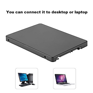 NGFF SSD Solid State Drive to SATA3 Riser Adapter Converter Card for Desktop/Laptop (Black)