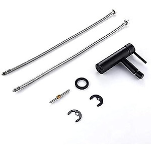 ifgswopq Toilet Bidet Faucet Set Kit Brass Hand Bidet Faucet Compatible with Bathroom Single Handle Sinks Mixer Tap Cold and Hot Water Tap, Bathroom Faucet