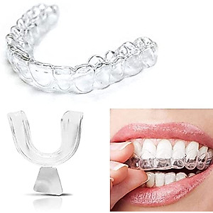 Practical and cleverMouth Guard Silicone Grinding Guard Teeth Whitening Tray Sleeping Gum Shield for Sports Bruxism Bite Guard 4 PCS