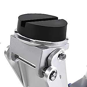 2Pcs Rubber Jack Pads (Slotted Pucks)-Universal Jack Stand Pad Adapter Pinch Weld Side Frame Rail Protector,Frame Rail Protector Puck/Pad Keeps Pinch Weld, Paint and Metal Safe