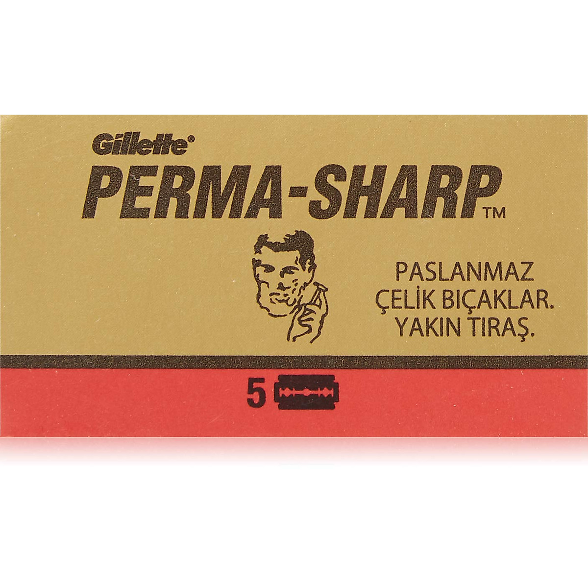 30 Perma-Sharp Super Double Edge Razor Blades