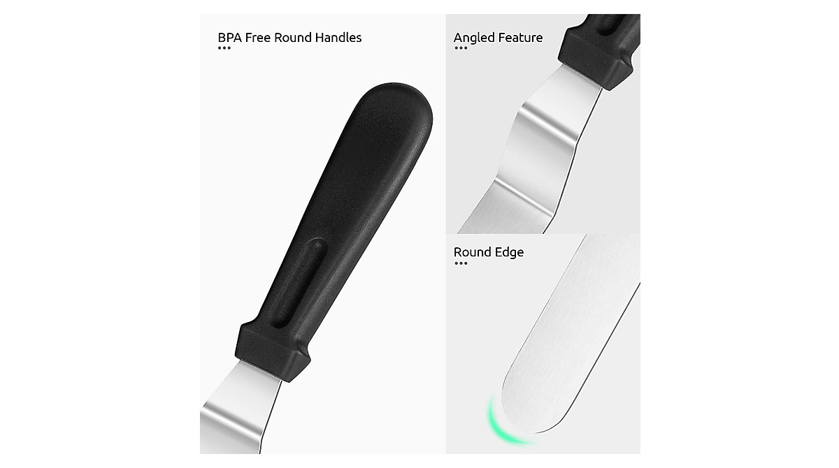 U-Taste Offset Spatula Set - Perfect for Cake Decorating