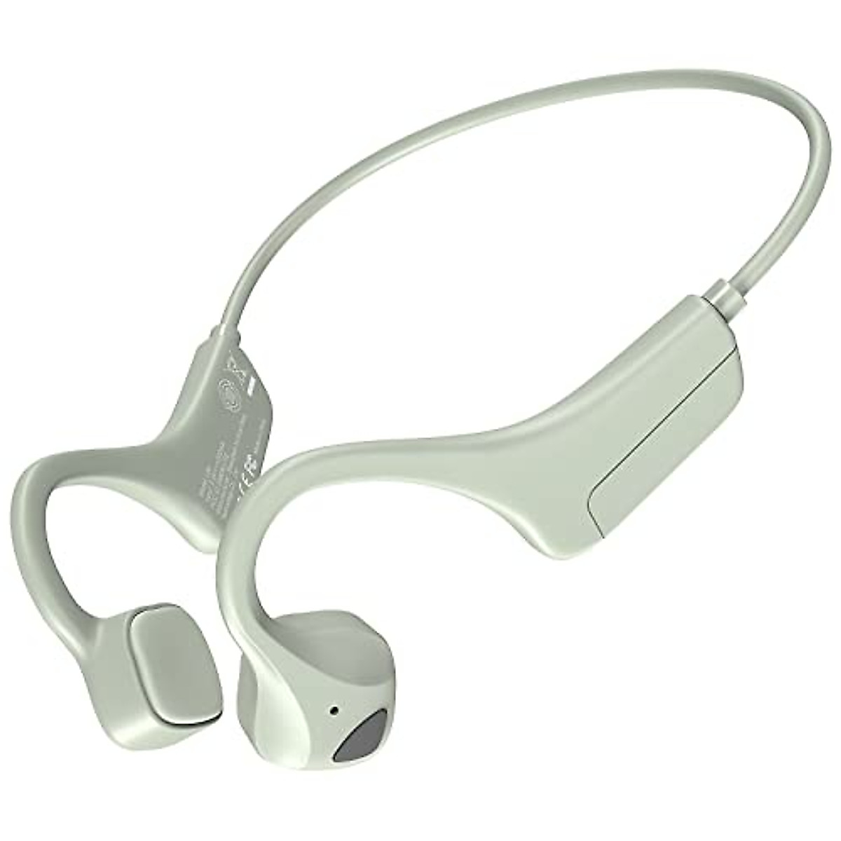 Bone Conduction Headphones, Open Ear Headphone Bluetooth Wireless with Mic, Sports Waterproof Sweatproof Headset, Conducting Induction Earbuds Earphones for Running Cycling Walking Workout Gym Work