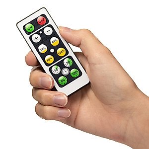 Under Cabinet Lighting (Black) Set of 6 - Wireless Remote Controlled Dimmable Auto-Off LED - 3000K Warm White Battery Operated Lights - Low Profile Puck - Low Power Consumption