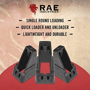 RAEIND Magazine Speedloaders with Different Caliber Double/Single Stack Magazine Loader (Select Your Magazine from Drop Down Menu) (Smith & Wesson CS9 LUGER-9mm, 1 Unit)