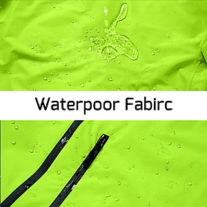 Wulibike Cycling Jackets for Men, Reflective Running Jacket Men Winter Cycling Clothing