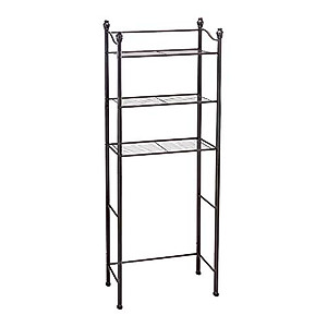 Organize It All 3 Tier Over The Toilet Bathroom Storage Space Saver - Oil Rubbed Bronze (17571W1P)