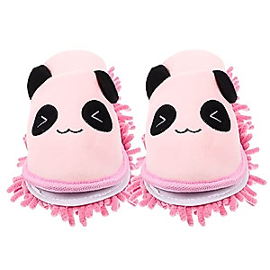 Lurrose 1 Pair Slippers Micro Fiber Mop Household Cleaner All-purpose Household Cleaners Home Mop Slippers Mopping Shoes for Floor Microfiber Mop Slippers Sweeping Slippers The Lazy