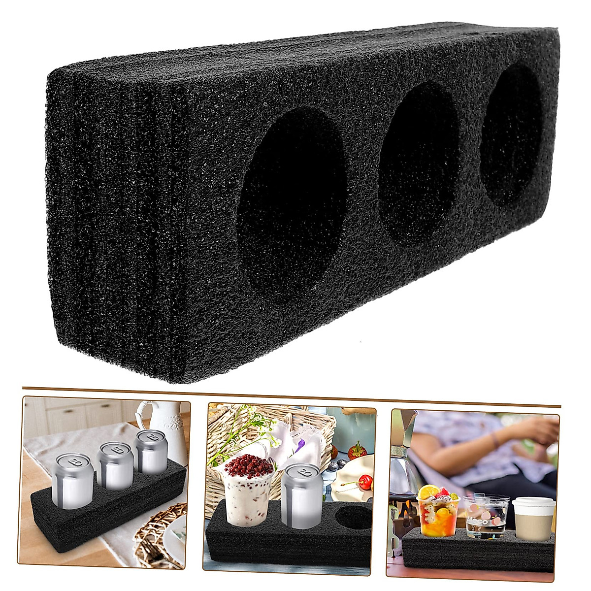 4pcs Milk Tea Cup Holder Beverage Cup Holder Drink Holder Take Out Drink Holder Take Out Fixing Trays Drink Carrier Holder Pearl Wool Coffee Tray Epe Foam Stand re-usable