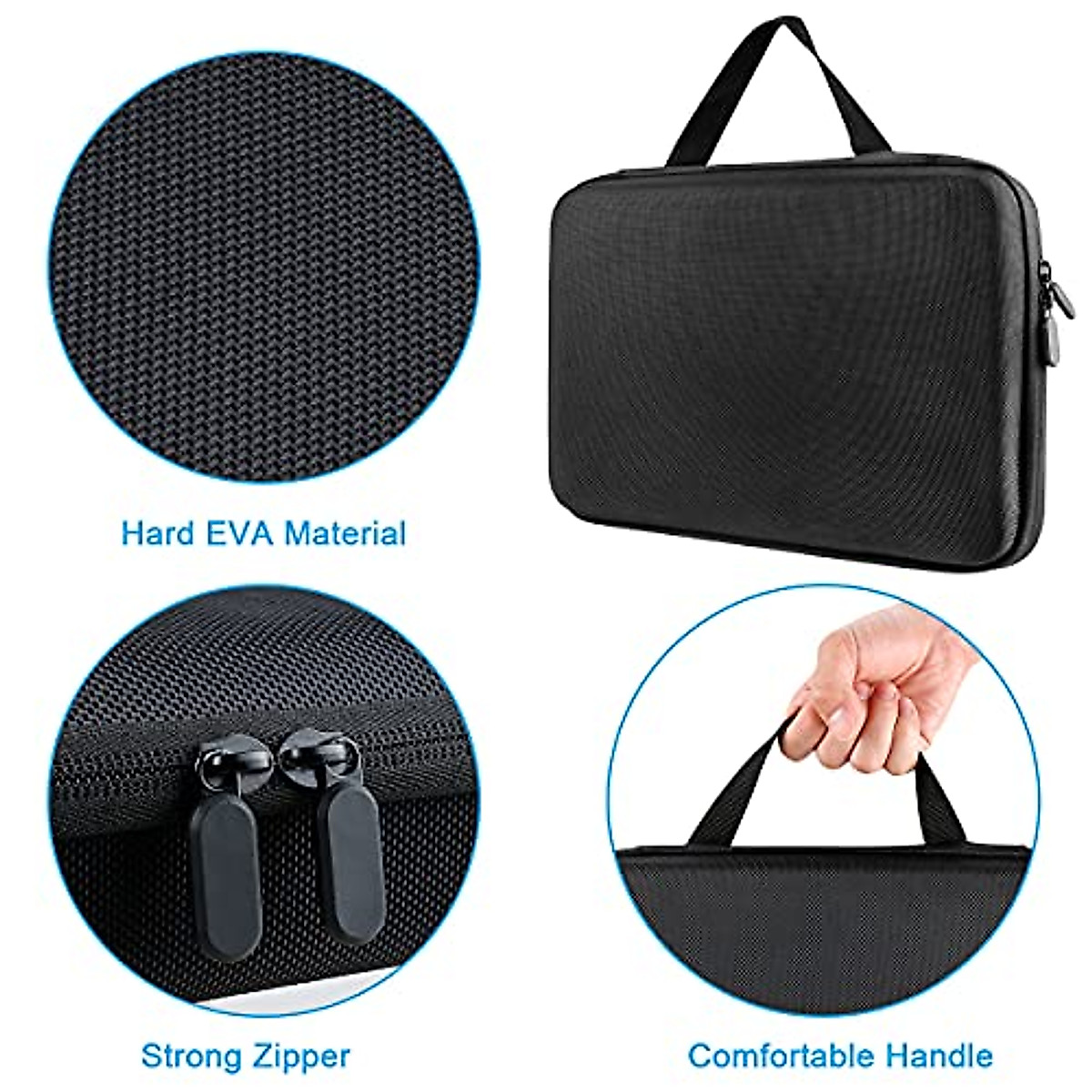 Jucoci Toy Organizer Case Compatible with Bakugan Battle Planet, BakuCores, Armored Alliance, Geogan Rising, Toy Organizer Storage Container Holder Fits for 35 Pieces. (Only Case) Black