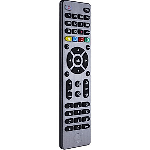 GE Universal Remote Control, Samsung Remote, Universal TV Remote for Roku TV, Vizio, LG, Sony, Sharp, Roku, Apple TV, TCL, Panasonic, Streaming Players, Blu-ray, DVD, 4-Device, Graphite, 33711