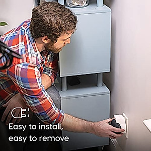 doqxD Outlet Wall Mount Holder for Google Nest Mini and Google Home Mini: Essentials Made for Google Home - Fits All Google Mini Generations (1-Pack, Frost White)