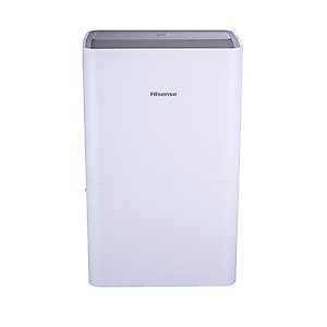 Hisense 50 Pint 3-Speeds Dehumidifier, 3 Modes – Auto, Continuous, Manual, 115v, LED Display, Noise Level 46 dB, 24-hour on/off timer, Up to 4500 sq. ft. - DH7021K1W (Renewed)