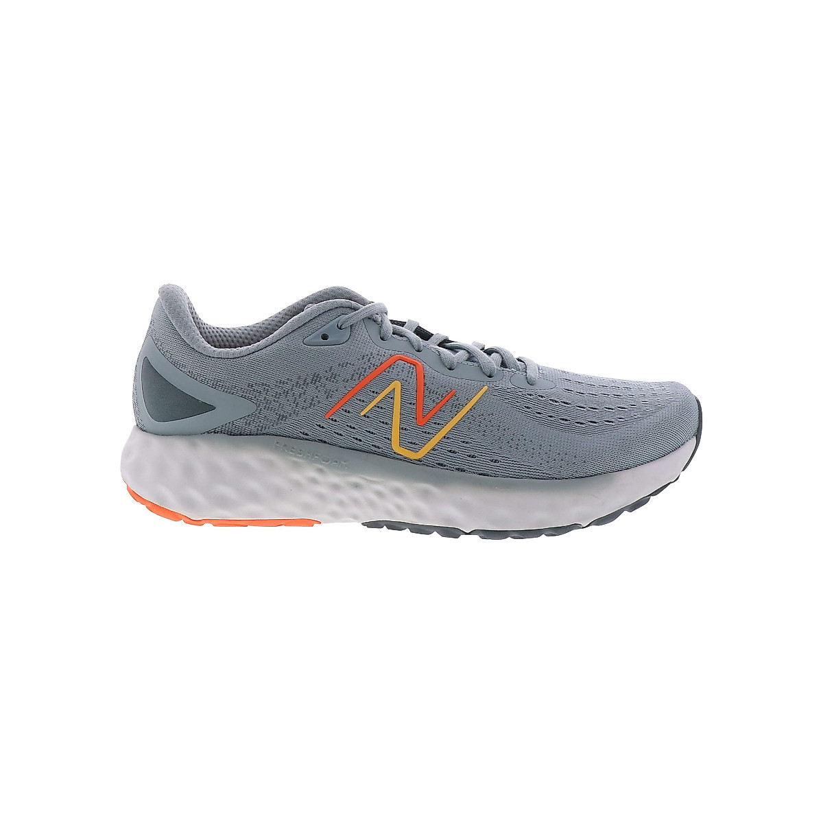 New Balance Men's Fresh Foam EVOZ V2 Running Shoe, Cyclone/Vibrant Orange/Vibrant Apricot, 11