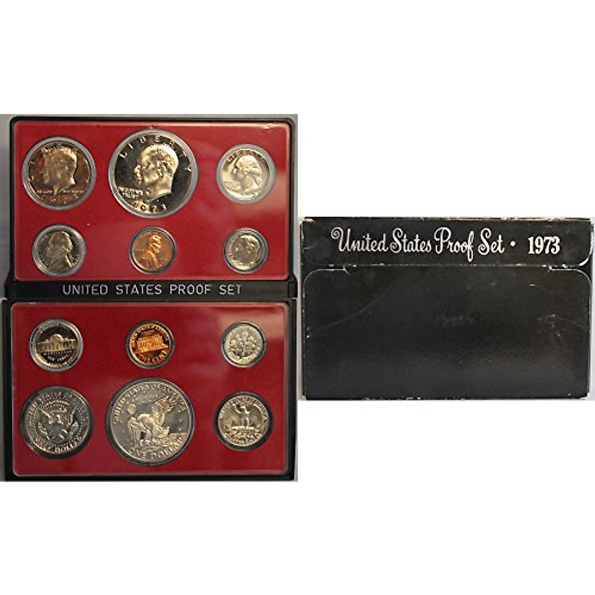 1970 S -1979 US Mint Set Clad Proof Set Run 57 coins