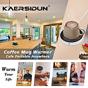Coffee Mug Warmer, Mug Warmer for Desk with Gravity Switch Suitable for Home and Office Use, Cup Warmer for Coffee, Milk and Tea, Gift, Candle Warmer