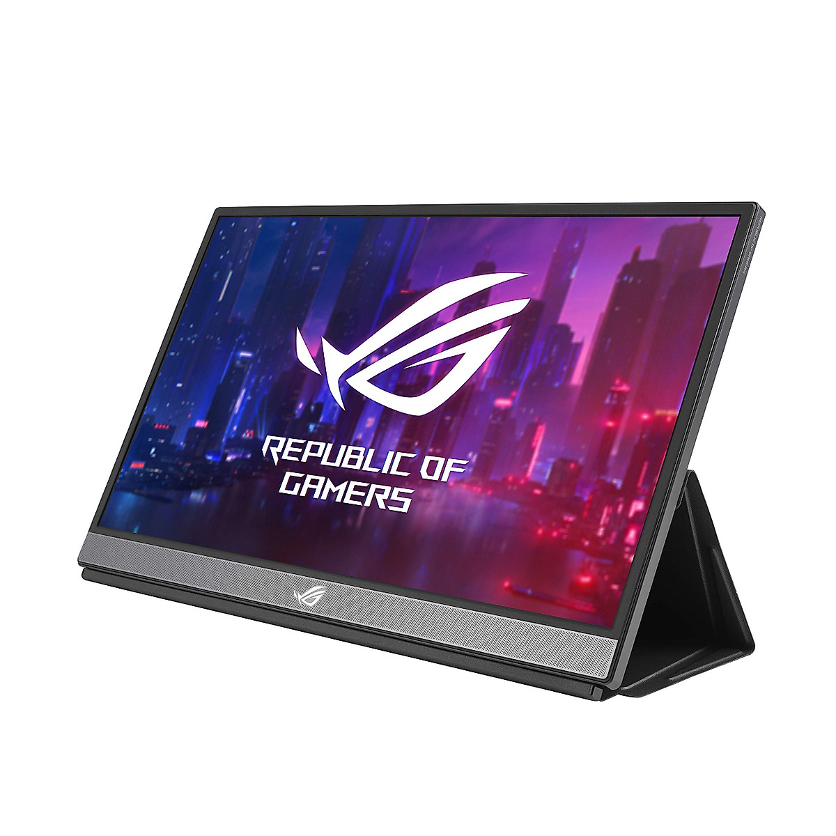 ASUS ROG Strix XG17AHP 17.3” Portable Gaming Monitor, 1080P Full HD, IPS, 240Hz (Supports 144Hz), Adaptive-Sync, Eye Care, Micro-HDMI USB-C, ROG Tripod, Carrying Bag, 3 Hour Battery Life (Renewed)