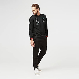 Mercedes AMG Petronas Formula One Team - Official Formula 1 Merchandise - 2022 Team Sweatshirt - Black - XL