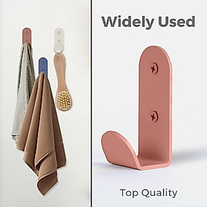 ARTiLETTO Stylish Wall Hooks Set: 3 Chic Single-Hook Decorative Coat Wall Mounts for Hanging Coats, Towels, Backpacks, Hats & Clothes, Hooks for Wall,Room Décor.