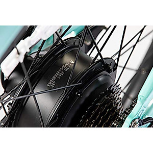 Soumye 48V500W13Ah 26" Step-Thru Beach Cruiser Electric Bicycle City E-Bike Mountain Bike (Step-Thru Green)…