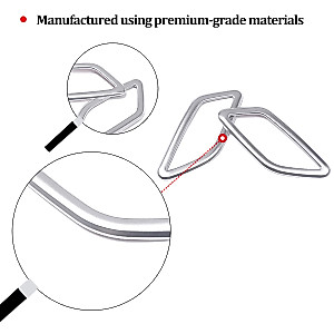 Suitable for Mercedes-Benz CLA GLA Class W117 X156 2014-2017 ABS chrome-plated dashboard air conditioning vent decorative sticker accessories