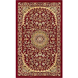 Well Woven Timeless Aviva Traditional Red 2'3" x 3'11" Area Rug