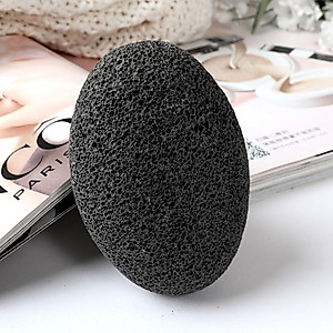 2PCS Natural Foot Pumice Stone for Feet, Borogo Lava Pedicure Tools Hard Skin Callus Remover for Feet and Hands - Remove Dead Skin, Heels, Elbows