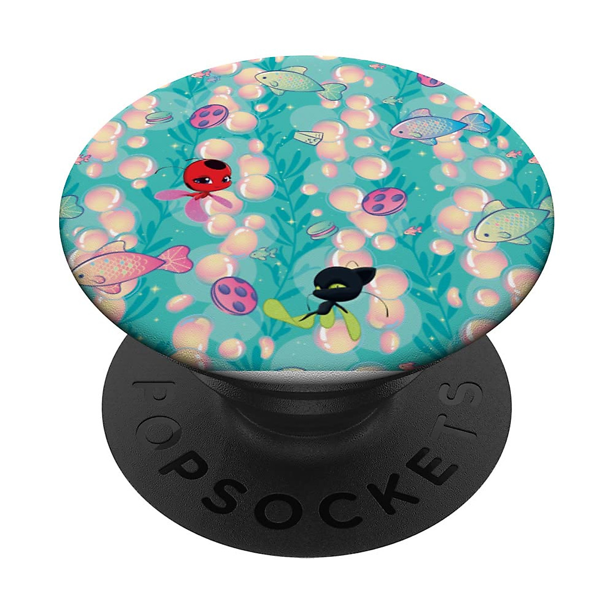 Miraculous Ladybug Aqua Summer Swim with the Kwamis PopSockets Swappable PopGrip