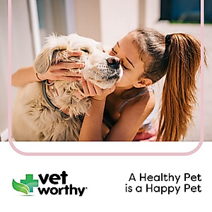 Vet Worthy Anti-Diarrhea for Dogs - Dog Supplement to Help Relieve Diarrhea, Stomach Upset, and Discomfort - 8oz