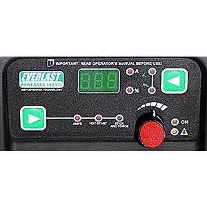 2020 PowerArc 140ST 40 Amp Arc Stick Lift Start TIG Welder, IGBT, Dual Voltage 110/220v