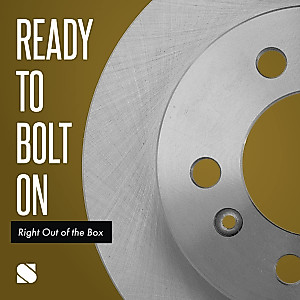 SureStop Rear, Driver or Passenger Side Brake Disc Compatible with 2013-2020 Nissan Pathfinder, 2018 Nissan Sentra, 2004-2009 Nissan Quest & 2011-2017 Nissan Quest