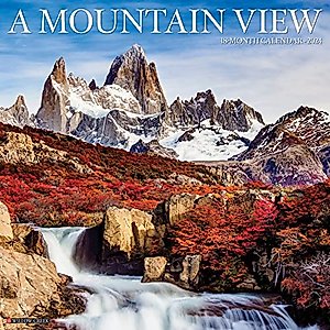 Willow Creek Press Mountain View Monthly 2024 Wall Calendar (12" x 12")