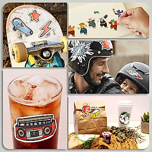 Koala Printable Vinyl Sticker Paper for LASER Printer - Glossy Waterproof Sticker Paper, White 8.5X11 Inch 20 Sheets