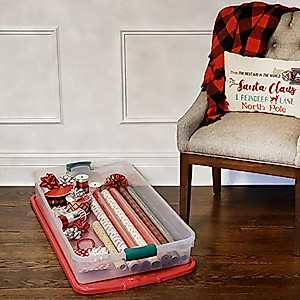 HOMZ Underbed Holiday Plastic Storage (3470HRGDC.02)