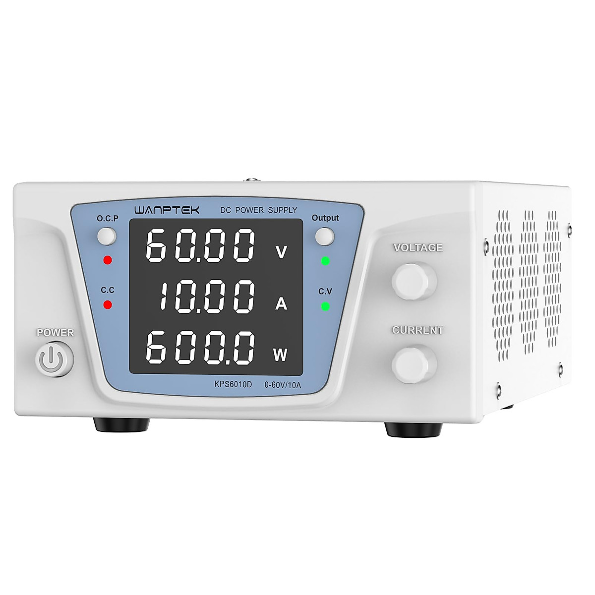 Cousopo DC Power Supply Adjustable DC Power Supply Lab Power Supply DC Bench Power Supply DC Power Supply Variable WANPTEK DC Power Supply Variable 60V 10A Bench Power Supply High Power with 4-Digit