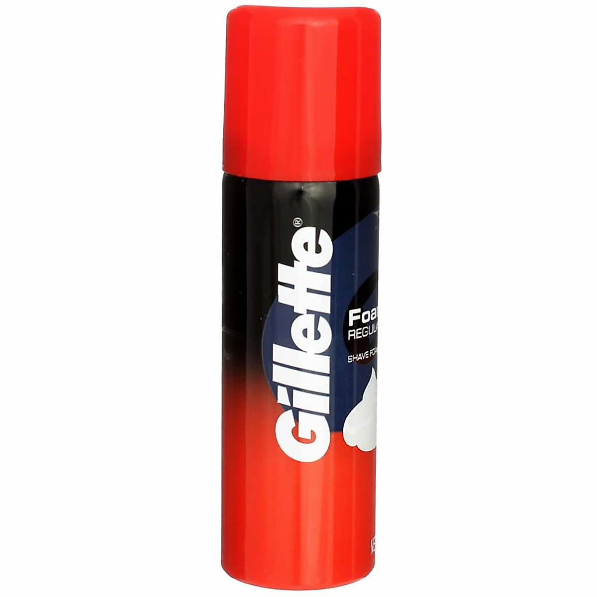 Gillette Foamy Shave Cream, Regular, 2 Oz (56 G) (Pack of 3)
