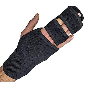Trigger Finger Splint Finger Brace | Middle Finger Splint | Splint For Fractures, Broken Ring Finger, Arthritis, Tendonitis | Mallet Finger Splint Straightener Immobilizer | (RIGHT SMALL-MEDIUM)