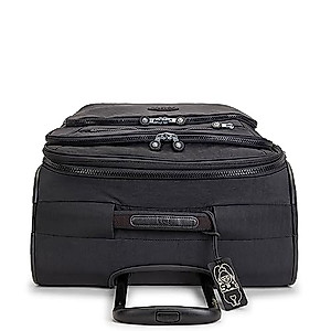 Kipling New Youri Spin Medium 4 Wheeled Rolling Luggage Black Noir