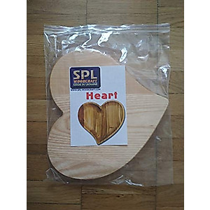 Wooden Serving Tray Plate - Heart Shape - Best Romantic Idea For Everyone You Love - Unique and Handmade - Great Surprise For Valentine Day - Made by SPL Woodcraft Ukraine