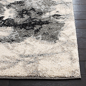 SAFAVIEH Retro Collection Accent Rug - 3' x 5', Cream & Grey, Modern Abstract Design, Non-Shedding & Easy Care, Ideal for High Traffic Areas in Entryway, Living Room, Bedroom (RET2141-1180)