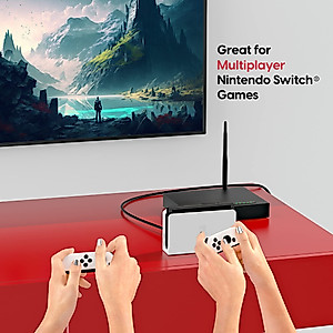 TalkWorks Network Cable Compatible w/Nintendo Switch OLED - 10 ft/3 m Long, Cat7 RJ45 Ethernet Cable-Fast Transmission for Stable Internet Connection & Gaming-Durable Cable for Multiplayer Games