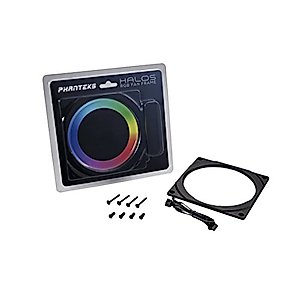 Phanteks PH-FF140RGBP_BK01 Halos RGB Fan Frame High density LEDs RGB 140mm fan mounting