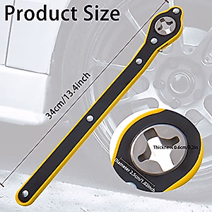 Auto Labor-Saving Jack Ratchet Wrench, Universal 360 Degree Swivel Tire Wheel Jack Ratchet Wrench Scissor Jack, Wrench Jack Lift Speed Handle Tool Car Jack Lug Wrench for Travel Motorcycle Car SUV