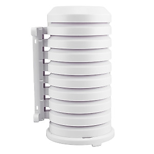 La Crosse Technology C85845-INT Weather Station, Black & 925-1418 Sensor Protection Shield with Mount