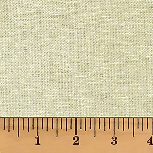 Ecru Solid Off-White Homespun Cotton Fabric by JCS - Sold by The Yard